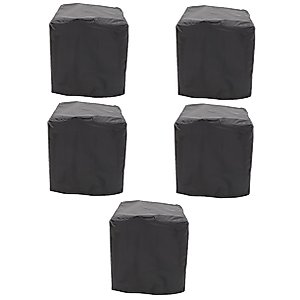 5pcs furniture cover patio chair cover tea table cover garden furniture cover snow furniture cover 190 silver coated polyester taffeta furniture set deep mask