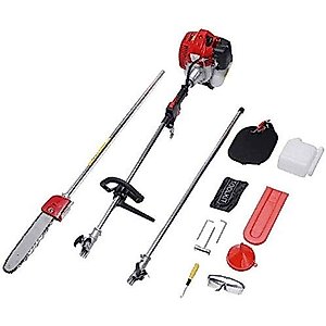 DNYSYSJ 42.7CC Garden High Branch Saw 2.5M-3.5M,Pole Saw,Powerful Gas Pole Chainsaw Split Shaft Chainsaw Pruner Trimmer for Outdoor Tree Tool