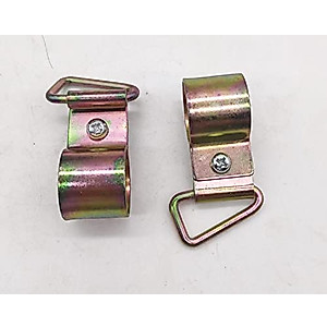 Kerlista,2-Pcs, Weed Eater Trimmer Shaft Clamp Trimmer Replacement Shaft Boom Clamp Shoulder Strap Drive Straight Shaft Tube Mount Clamp for Trimmer Harness Shoulder Strap Garden Lawn Cutter (D-24MM)