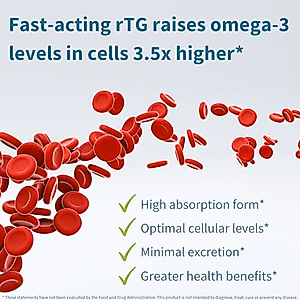 Pharmepa Restore, 1000mg Pure EPA Fish Oil, High Absorption rTG Omega-3, Triple Strength, Wild & Sustainable, Lemon Flavor, 1-Month Supply, 60 Softgels