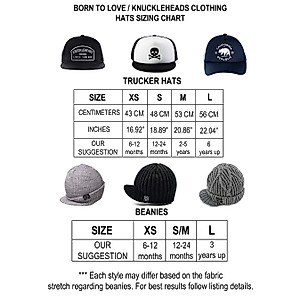 Born to Love, Baby Hats -Toddler Boy Outfit - Infant Sun Hat - Toddler Baseball Hat, Newborn Youth Flat Brim Mesh Trucker Surf SkateBro Fitted Beach Cap Gorros para Bebes (XS 6-12 Months, ELI)