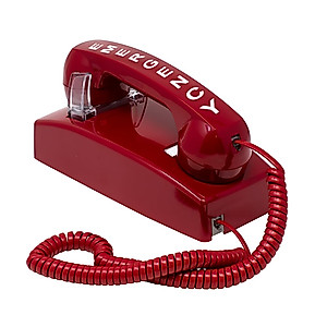 Emergency Wall Telephone Pre-programmed to Auto Dial 911 - RED