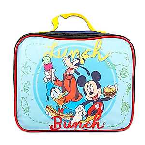 Disney Bundle Mickey Mouse Backpack and Lunch Box Set - Mickey Mouse Backpack for Boys 8-12 Bundle with Mickey Mouse Lunch Bag for Kids, mickey school supplies disney school backpack 0