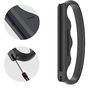 Fitness Boxing Hand Grips for Nintendo Switch & OLED Model JoyCon, FANPL Upgrade Fit Boxing Clasp Accessories Handle for Adults and Children, Enhance Your Gaming Experience, 2 Pack (Black and Black)