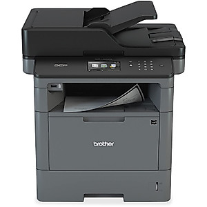 Brother Monochrome Laser Printer, Multifunction Printer and Copier, DCP-L5500DN, Flexible Network Connectivity, Duplex Printing, Mobile Printing & Scanning, Amazon Dash Replenishment Ready