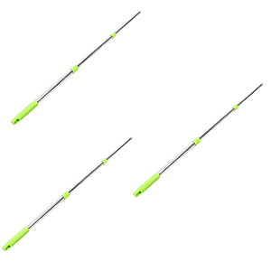 Beavorty 3 Sets Mop Stick Pole Broom Replace Handle Mop Handles for Floor Cleaning German Thread Mop Handle Commercial Palo Metal Broom Rods Mop Handle Replacements Broom Handle Plastic