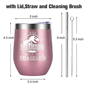 Mothers Day Mom Gifts for Mother Mom in Law, Birthday Gifts for Mom Women Wife Girlfriend Her, Mama Gifts from daughter son, Funny Gifts for Mothers Day - 12 Oz Wine Coffee Tumbler