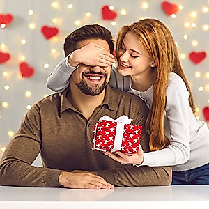 120 Sheets Tissue Paper Gift Wrapping Paper 12 Design Red Heart Pattern Decorative Paper Art Tissue for Mother's Day Wedding Birthday Baby Shower Gift Bag Decoration