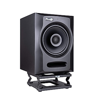 Fluid Audio DS8: Decoupling Adjustable Monitor Stand for 6-8" Speaker Loaded Studio Monitors