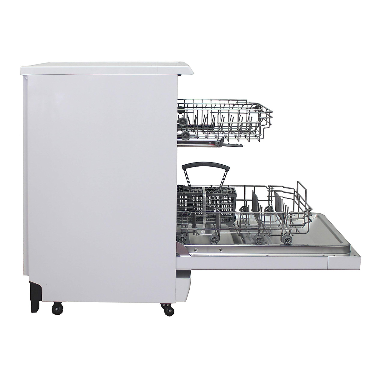 SPT SD-9263W 18″ Wide Portable Dishwasher with ENERGY STAR, 6 Wash Programs, 8 Place Settings and Stainless Steel Tub – White