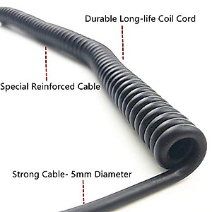 Radtel Heavy Duty Speaker Mic Microphone Compatible with BaoFeng Waterproof Radio UV-9R (or Plus) BF-A58 BF-9700 GT-3WP…