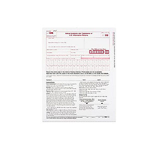 1099 Misc Forms 2022, 4 Part Laser Tax Forms Kit for 25 Vendor with 25 Self-Seal Envelopes, Designed for QuickBooks and Accounting Software