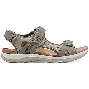 Earth Origins Women's Skylar Sandal, Light Grey, 6.5 M US