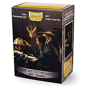 Arcane Tinmen ATM12014 63 x 88 mm Dragon Shield Art Deck Protectors - The Astronomer44; 100 Per Pack