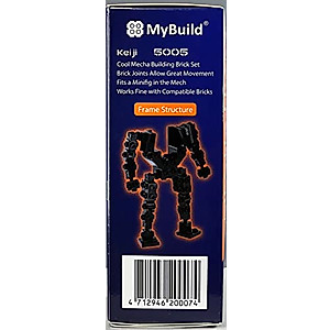MyBuild Mecha Frame Keiji 5005 - Blue Robot Armor Mech Suit, Sci-Fi Building Bricks Mech Building Kit