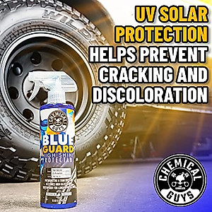 Chemical Guys TVD_103_16 Blue Guard II Wet Look Premium Sprayable High Gloss Shine Dressing and Conditioner for Rubber and Plastic Safe for Cars, Trucks, Motorcycles, RVs & More, 16 fl oz