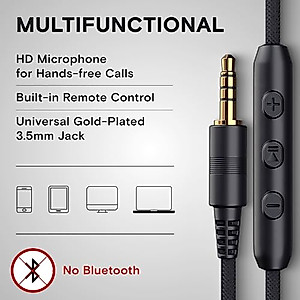 ARTIX CL750 On-Ear Headphones for Laptop, Computer, Cell Phone & Tablet with 3.5mm Jack — Adults & Kids Headphones Wired, Headphones Plug in, Head Phones for Laptop, Headphones with Wire (Aux 3.5 mm)