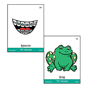 Super Duper Publications | Articulation R Blends Fun Deck | Vocabulary and Language Development Flash Cards | Educational Learning Materials for Children