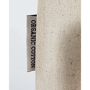 12 Pack Wholesale Organic Canvas Tote Bags Bulk with Handles, GOTS Certified Organic Cotton Totes Reusable Blank Cloth Fabric Bag