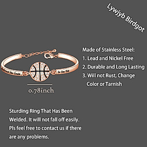 Lywjyb Birdgot Basketball Gift She Believed She Could So She Did Inspirational Gift For Basketball Player (Basketball br RG)