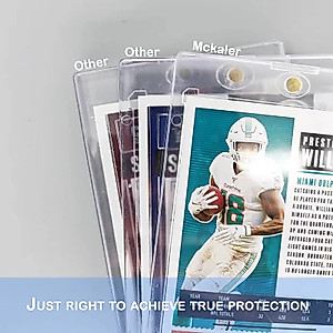 25 Pack One Touch Magnetic Card Holder 35PT,Protective Sleeves for Trading Card, Trading Card Holder Fit for Baseball Card, Sports Cards(25PC-SSR)