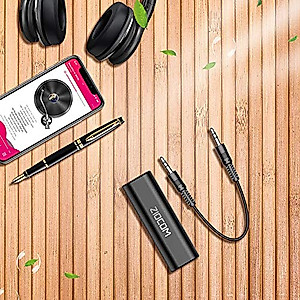 ZIOCOM Ground Loop Noise Isolator, Noise Filter, Eliminate The Buzzing Noise for Your Car Audio System/Home Stereo with Jack 3.5mm Audio Cable