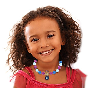 Tara Toys Frozen 2 Enchanting Magic Jewelry & Bead Maker Playset - Kids' Ultimate Jewelry Crafting Kit - Design with Elsa Charms, Snap Beads & More - Artistic Holiday Gift for Kids Age 3+