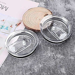 Wzaytia 2 Pack Replacement Lid for Skinny Tumblers 15 Oz 20 Oz, Fits for 2.7 Inch Inner Diameter, BPA Free Skinny Tumbler Lids
