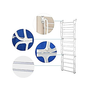 Over The Door Shoe Rack For 36 Pairs Wall Hanging Closet Organizer Space Saving