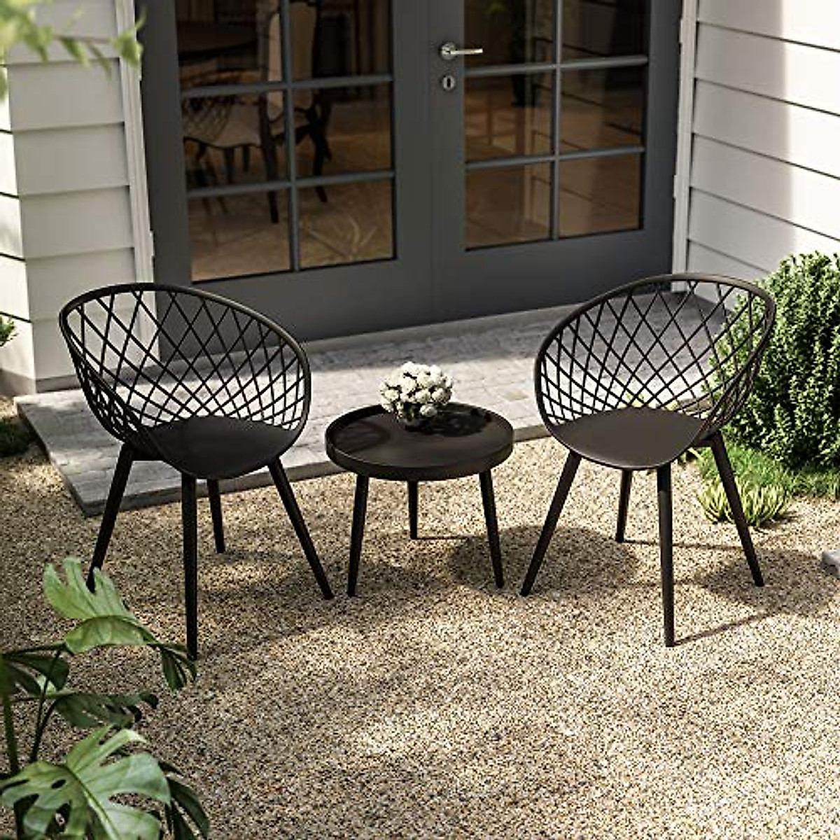 Jamesdar Kurv Dining Chair, Set of 2, Black