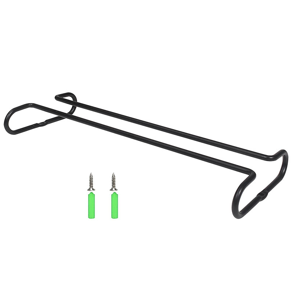 Leefasy Wine Glass Rack Under Cabinet, Wine Glass Organizer, Storage Shelf Stemware Rack