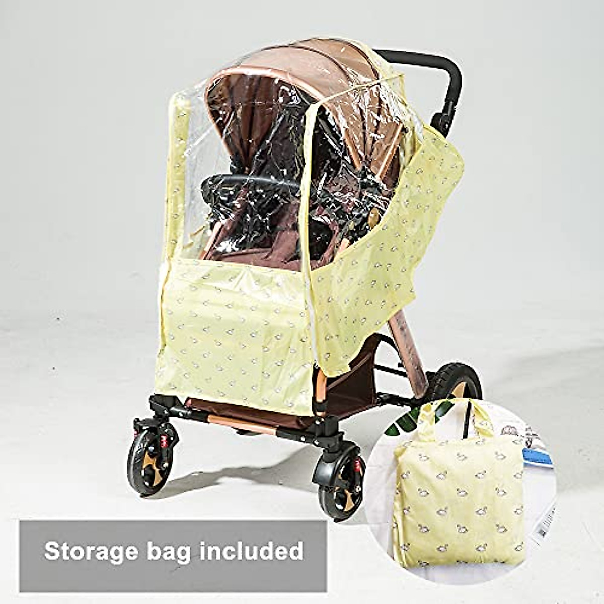 Stroller rain Cover Universal, Stroller Cover for Protection, Stroller Weather Shield;