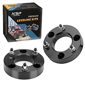 KSP 2in Level Kits for F150 2004-2023,2" Front Leveling Lift Kits Compatible with Ford Expedition 03-18,Lincoln Mark LT 2005-2008, Aluminum Forged Strut Spacers Raise the Truck 2inch（Package of 2pcs）