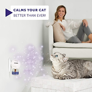 FELIWAY Optimum Diffuser & 30 Day Refill, The Best Solution to Ease cat Anxiety, cat Conflict and Stress in The Home, 48 ml (Pack of 1)