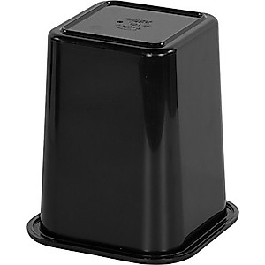 Carlisle FoodService Products CM110802 Coldmaster Whipped Cream Can Chiller, 7.75" Height, 6.5" Width, 6.5" Length, ABS, Black