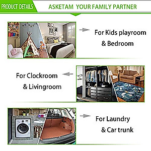 ASKETAM Square Canvas Collapsible Fabric Baby Toy Box Storage Bin Bedroom Decor Closet Kids Laundry Baskets Toy Organizer,Shelf Basket Nursery Storage,Gift Baskets(Music Dinosaur)