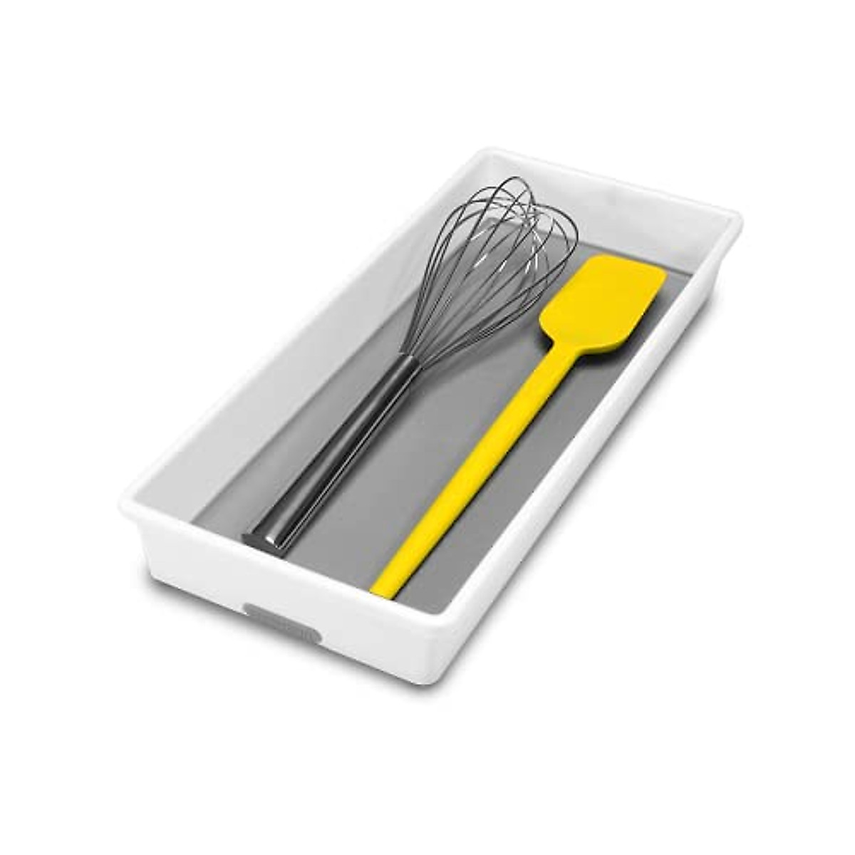 madesmart Premium Antimicrobial Classic 15 x 6 Bin, Drawer Organizer, Multi-Purpose Home Organization, EPA Certified, White