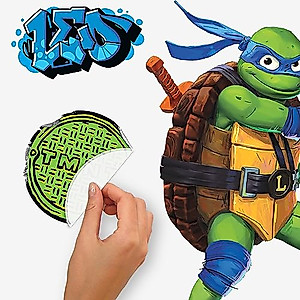 RoomMates Teenage Mutant Ninja Turtles Mutant Mayhem Characters Peel and Stick Wall Decals