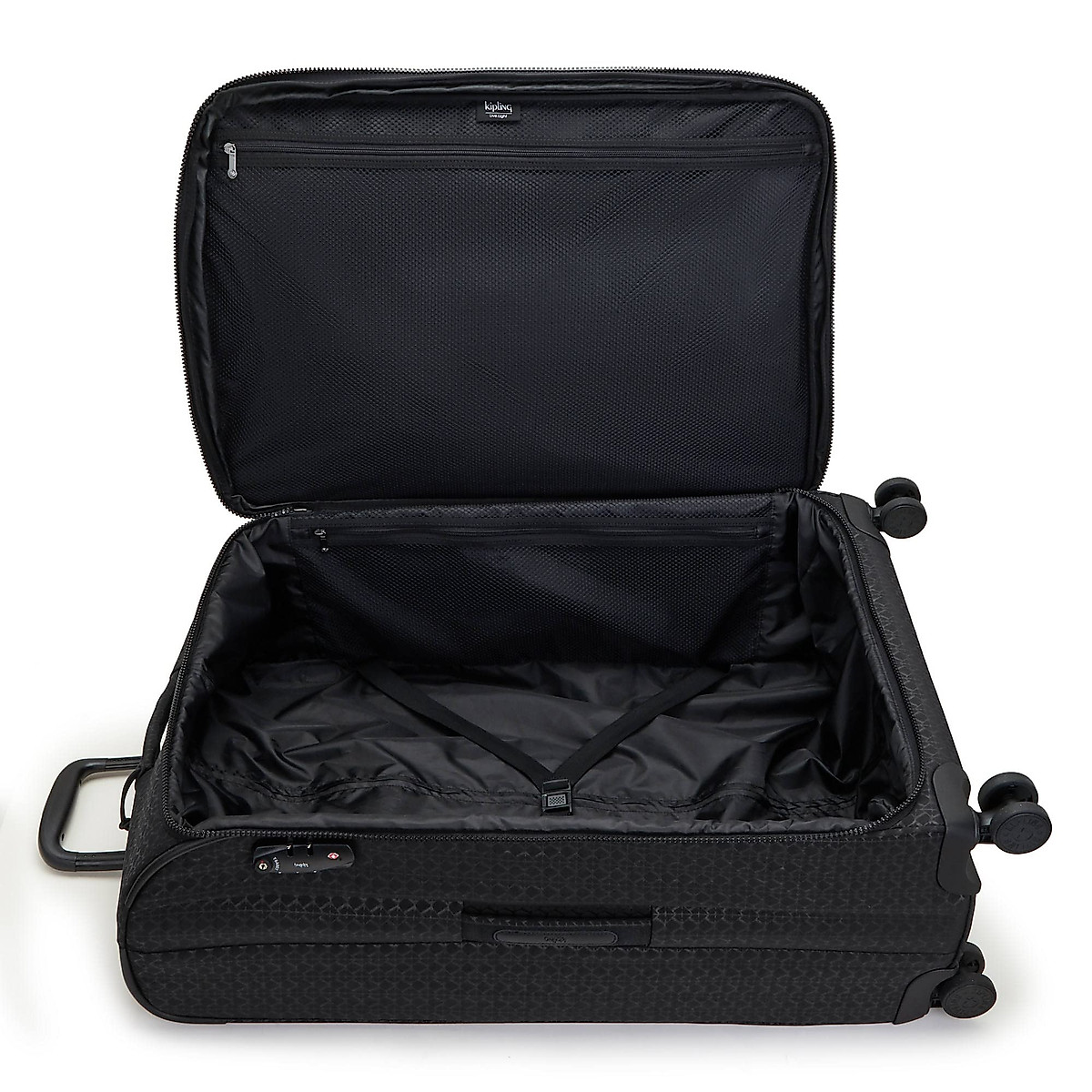 Kipling Women's New Youri Spin Large Signature Embossed Print