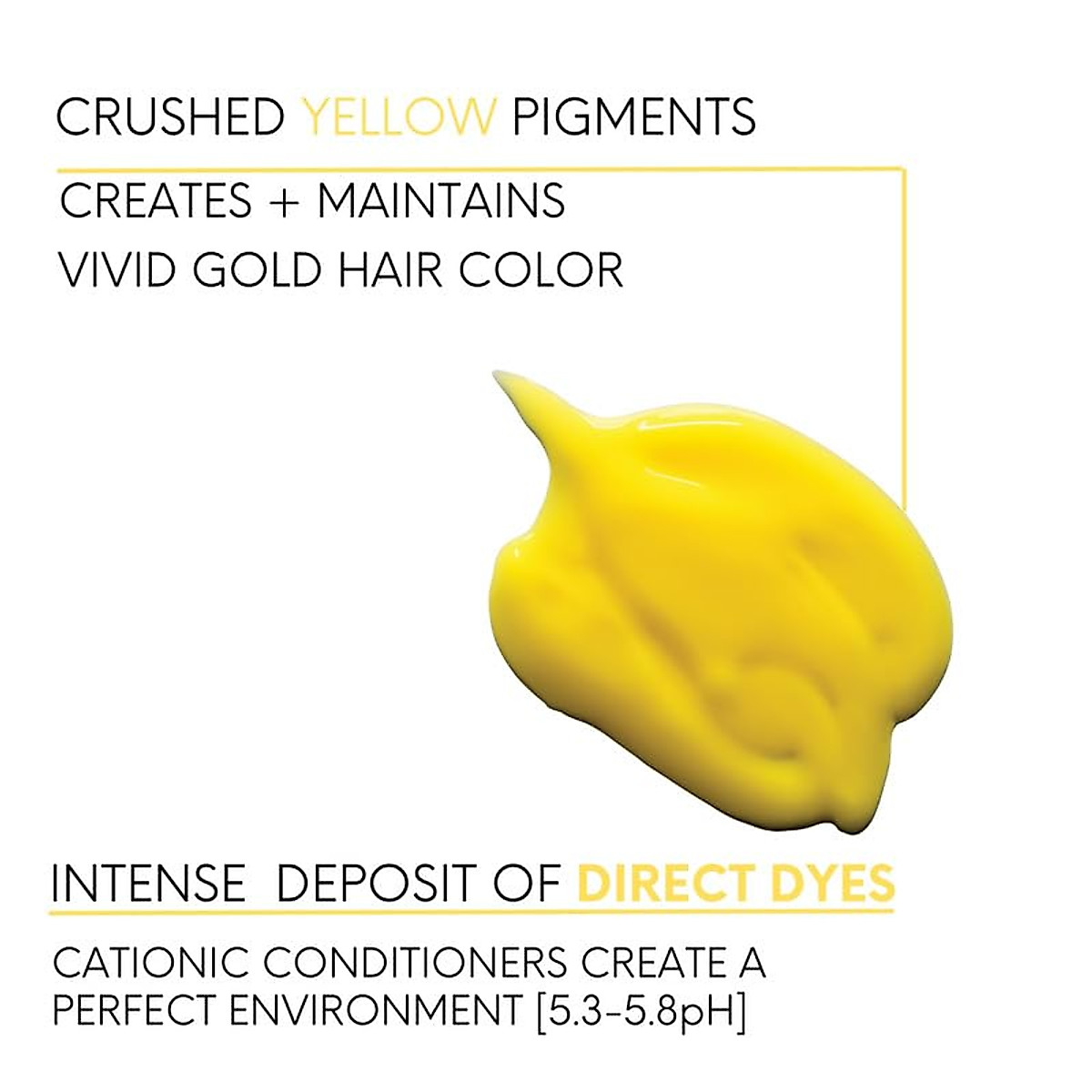 Watercolors INTENSE METALLIC Color Depositing Sulfate-Free Shampoo, Maintains & Enhances Hair color Water Colors Hair Dye Wash (Intense Metallic Gold - 8.5 oz)