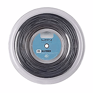 Luxilon ALU Power 125 Tennis String - 220m Reel, Silver