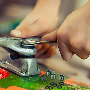 36 Pieces Bearing Spacers and Washers Skateboard Hardware Kit for Most Skateboard Trucks and Longboards (24 Washers, 12 Spacers)