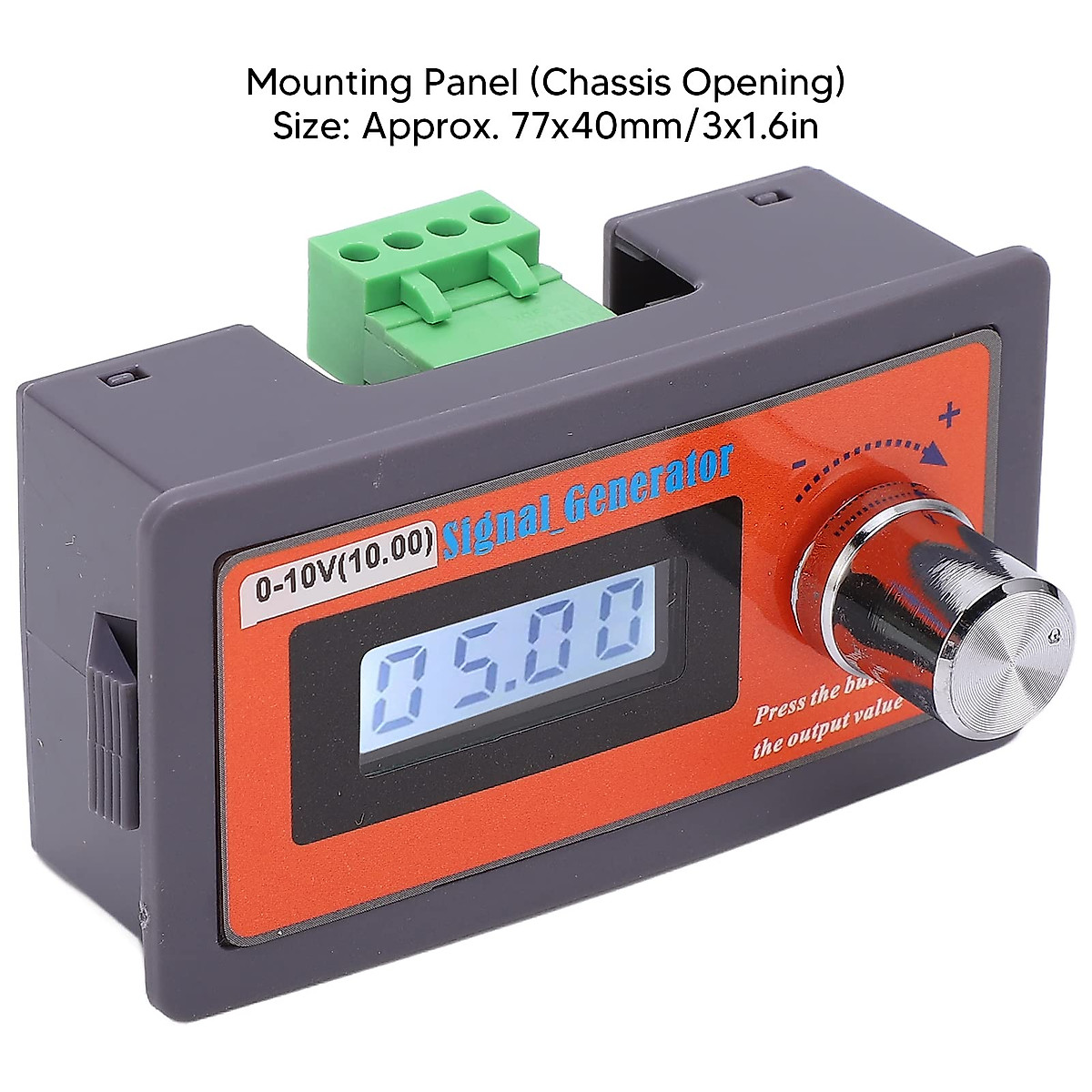 Hilitand High Accuracy Adjustable Voltage Generator with Encoder Adjustment, LCD Display, and ABS Shell for DC 0-10V Output Adjustment