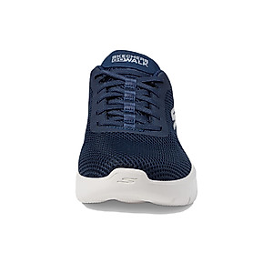 Skechers Women's Hands Free Slip-Ins Go Walk Flex-Grand Entrance Sneaker, Navy/White, 8.5