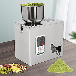 Powder Filling Machine 1-100g Automatic Powder Particle Dispenser Bottle Bag Powder Filler Particle Dispenser for Beans Seads Grains Tea Granular Pack