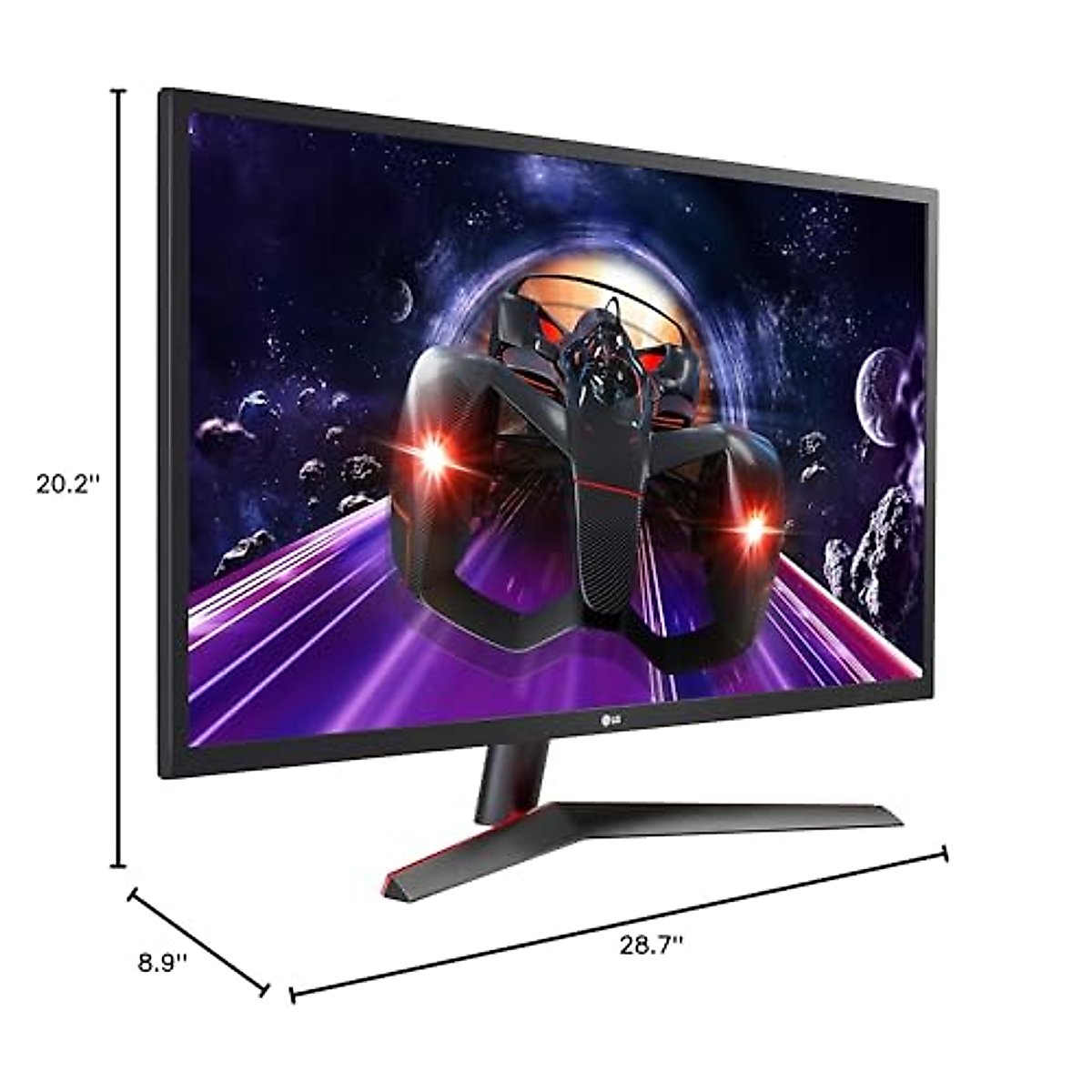 LG 32MP60G-B 31.5" Full HD (1920 x 1080) IPS Monitor with AMD FreeSync with AMD FreeSync and 1ms MBR Response Time, Black (Renewed)