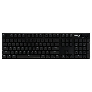 HyperX Alloy FPS - Mechanical Gaming Keyboard & Accessories - Compact Form Factor - Linear & Quiet - Cherry MX Red - Red LED Backlit (HX-KB1RD1-NA/A1) (Renewed)