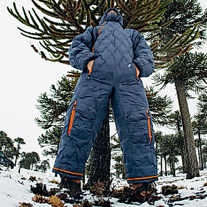 Selk'bag Pro Wearable Sleeping Bag I Outdoor and Indoor Sleeping Bag for Camping, RV Trips, Travelling, Hammocks, Backpacking, Lounging - Blue Navy - Large