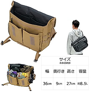 アブガルシア(Abu Garcia) Langan Messenger Bag 2 Coating Gray