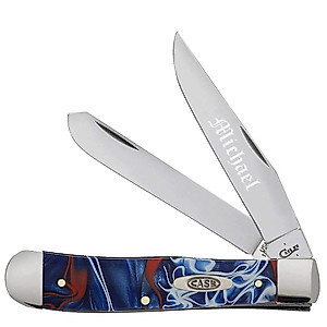 Personalized Case Patriotic Kirinite Smooth Trapper with Free Laser Engraving